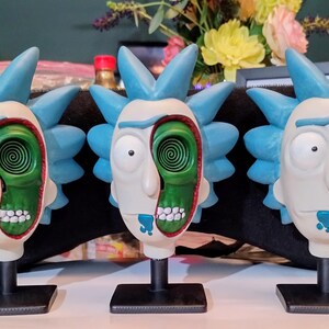 Rick Portrait Bust - Rick and Morty - - Etsy