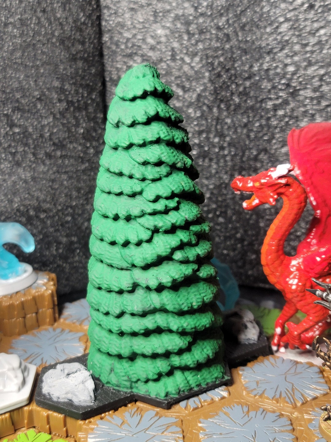 Heroscape - Large Evergreen Trees - Single - RPG - Dnd - Custom ...