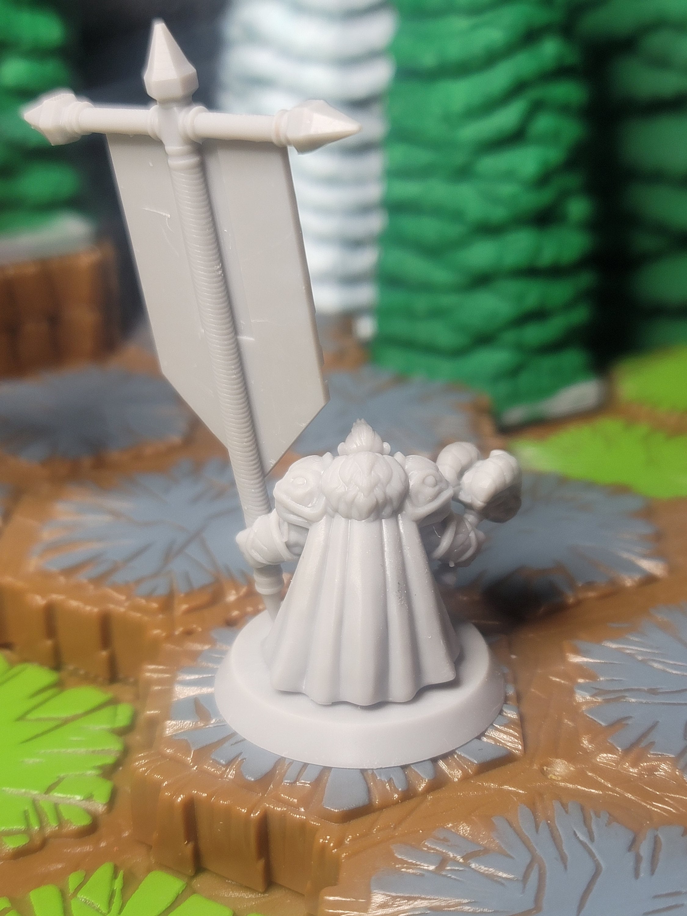 Grynik Ironbleeder Aquilla's Flag Bearer Heroscape Custom RPG Dnd ...