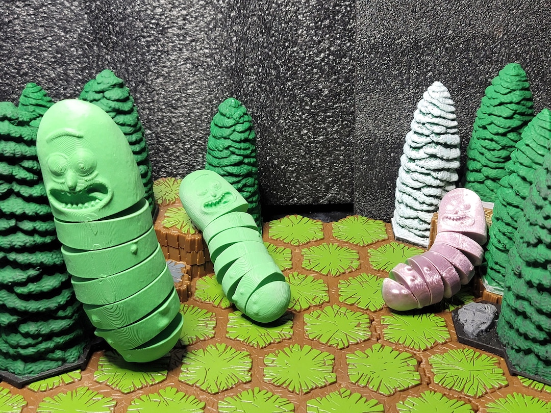 Pickle Rick Fidget Toy | Articulated | Rick and Morty - Etsy