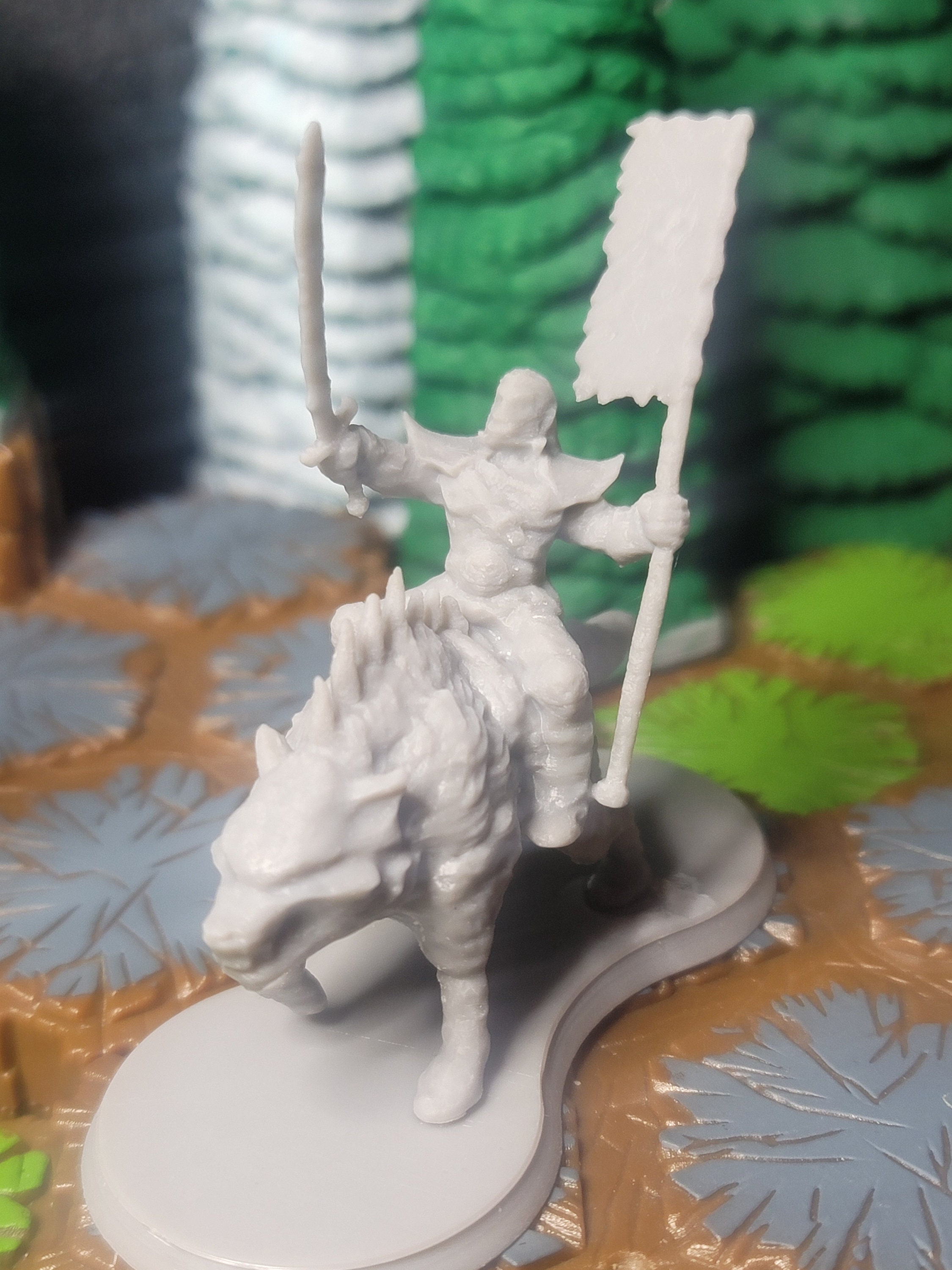 Gothlok - Valkrill Flag Bearer - Heroscape - RPG - Dnd - Minatures - Etsy