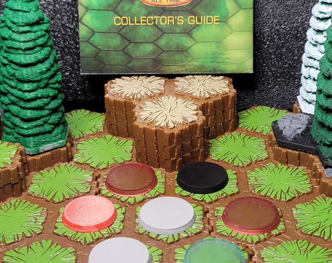Gaming Playmat - Water - Hex Grid, Options 1", 1.5", 1.75" (AF ...