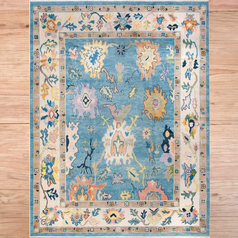 Hand Knotted Rug - Etsy