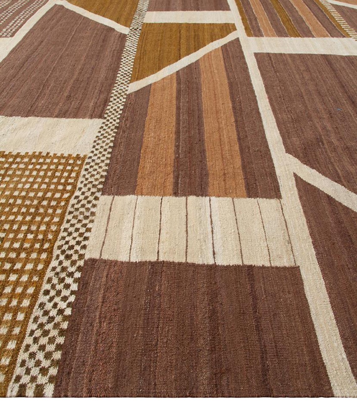 8x10 Area Rug 8x10 Kilim Rug 8x10 Soft Wool Jute Kilim Rug Wool ...