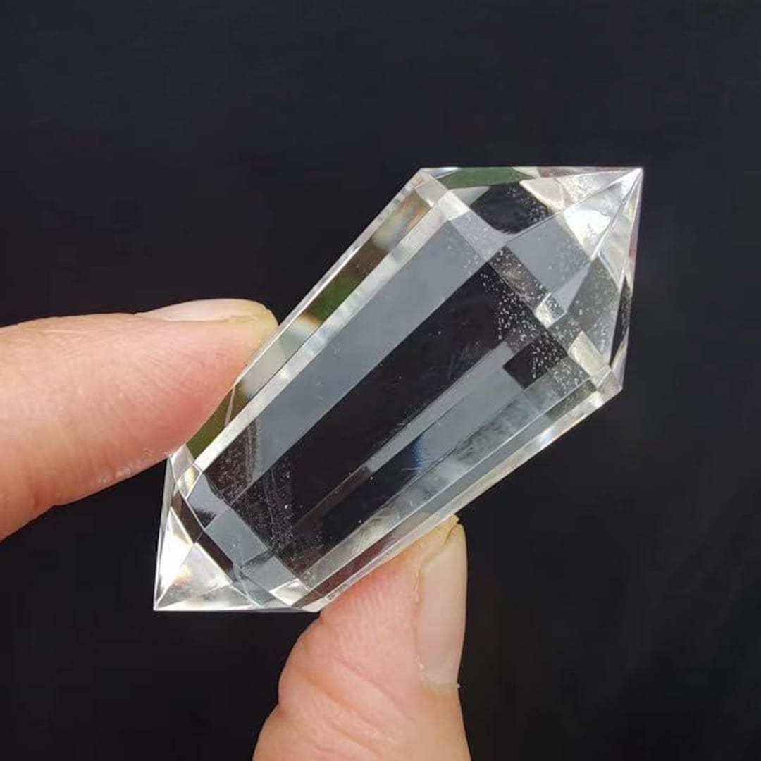 12-facet Clear Crystal Wands Vogel Crystals 12 Sided Vogel Crystal ...