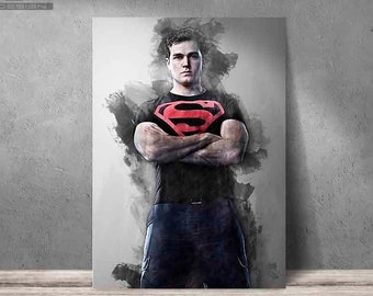 Superboy Wall Art - Etsy