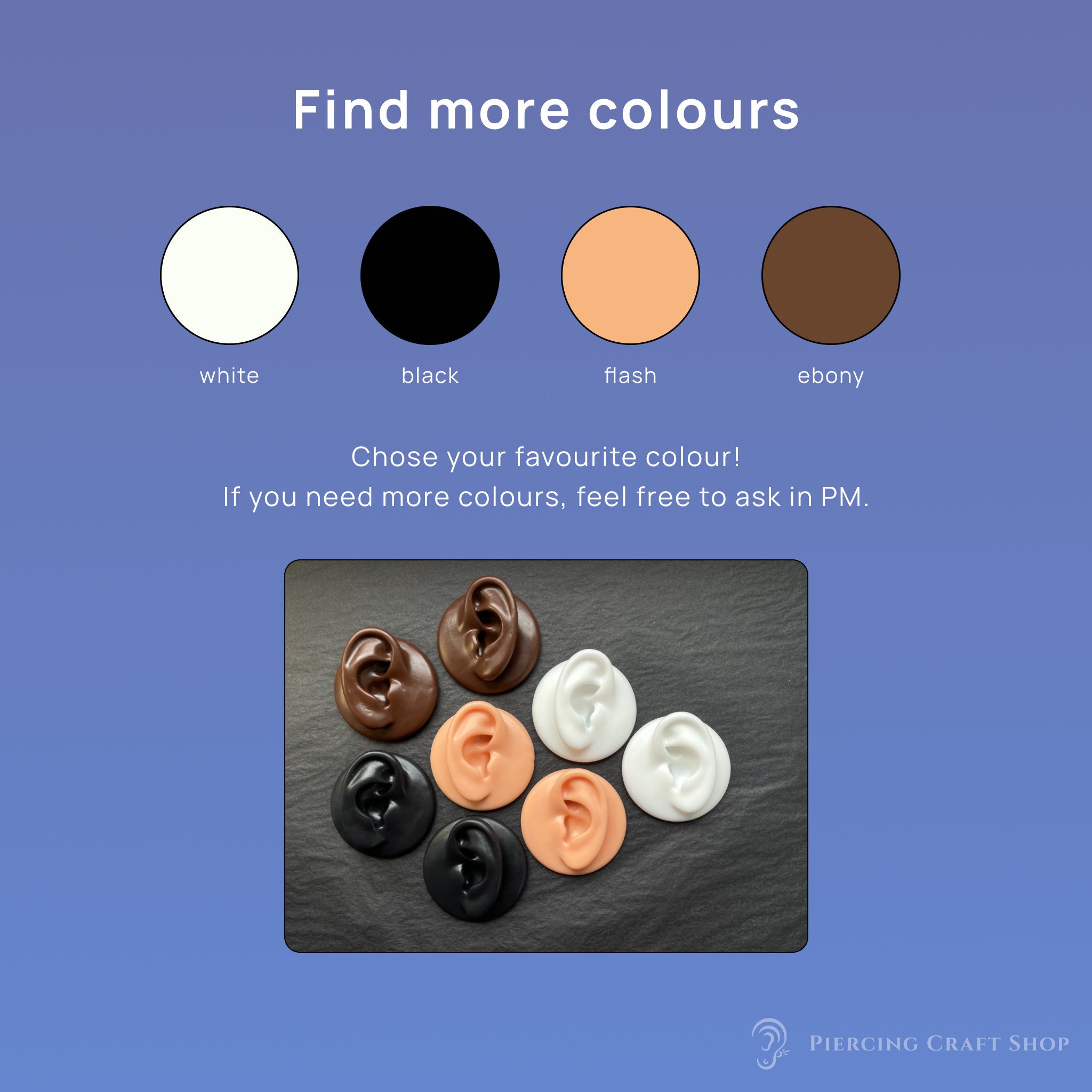 HQ Silicone Nose, Nose Displays for Piercing, Jewellery, and ...