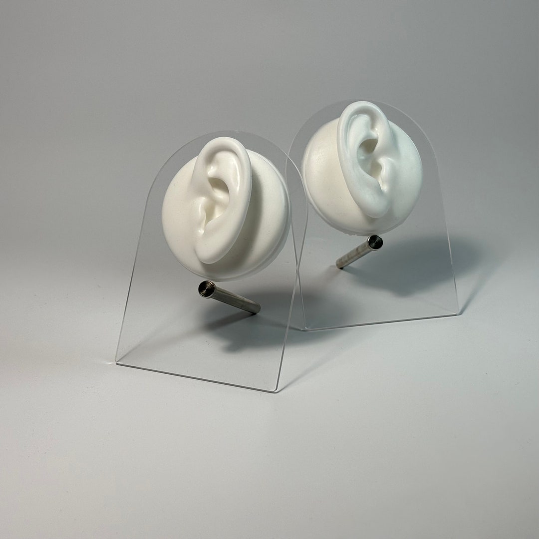 HQ Silicone Ears Model, Ears Displays for Jewellery and Acupuncture ...