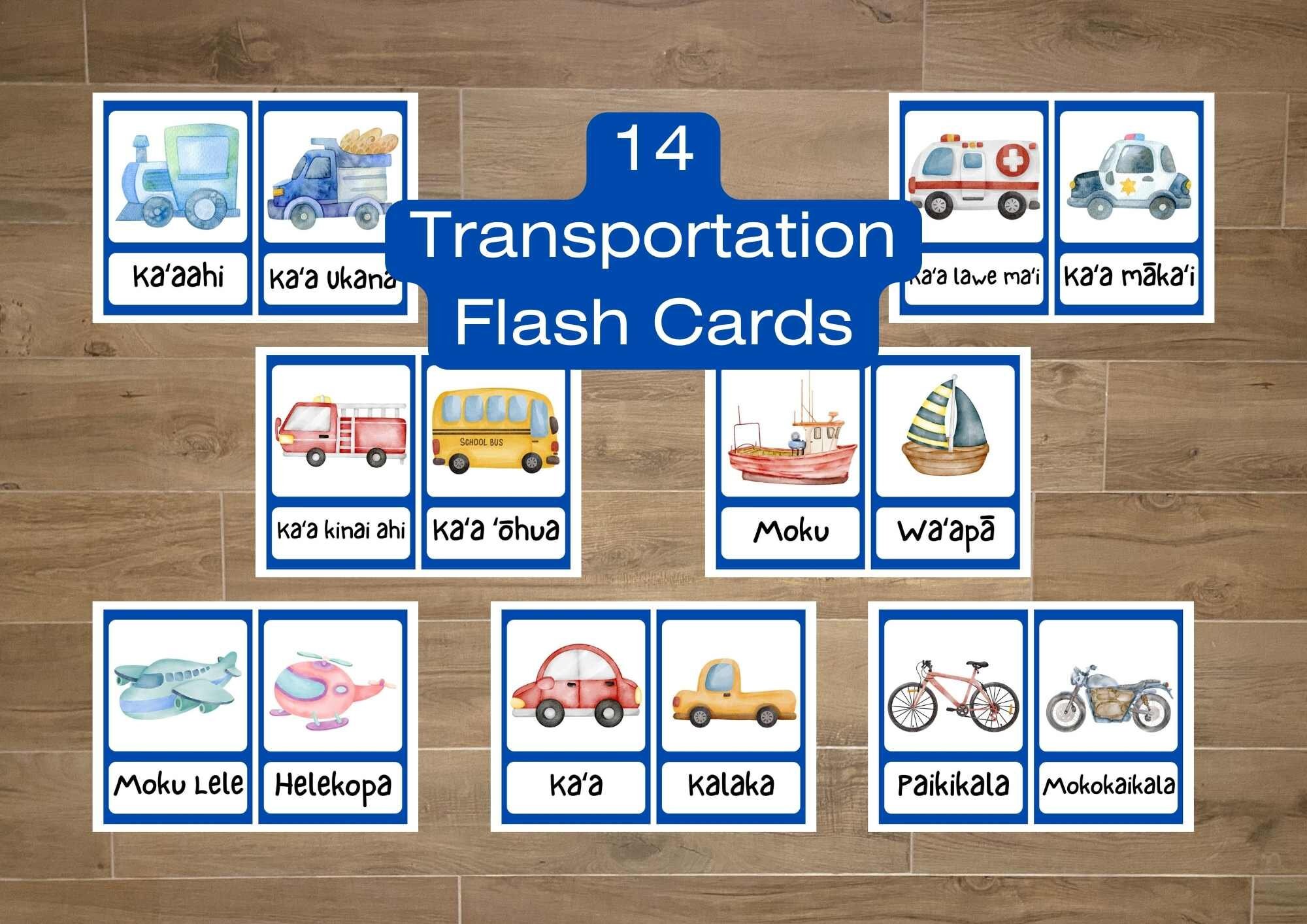 ʻŌlelo Hawaiʻi Educational Flash Cards *PDF Download*, Hawaiian ...