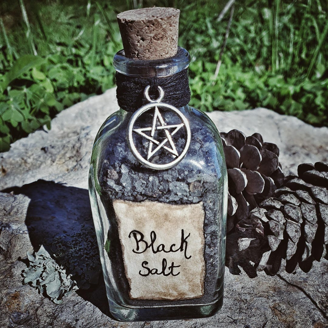 Authentic Witch's Black Salt for Protection, Banishing, and Curse ...