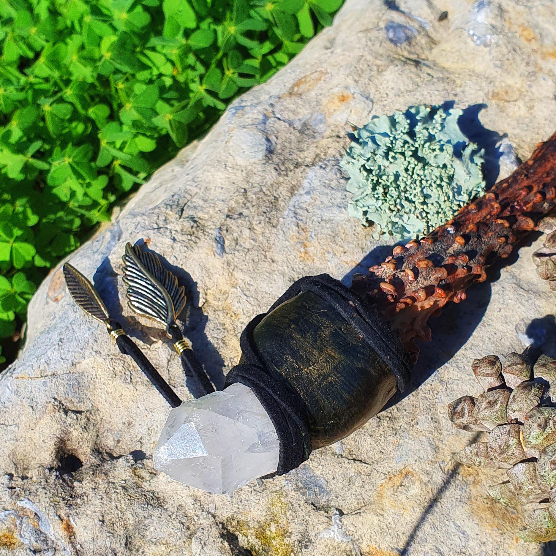 Antler Wand OOAK "spirit of the Forest" | Earth Magic | Paganism ...