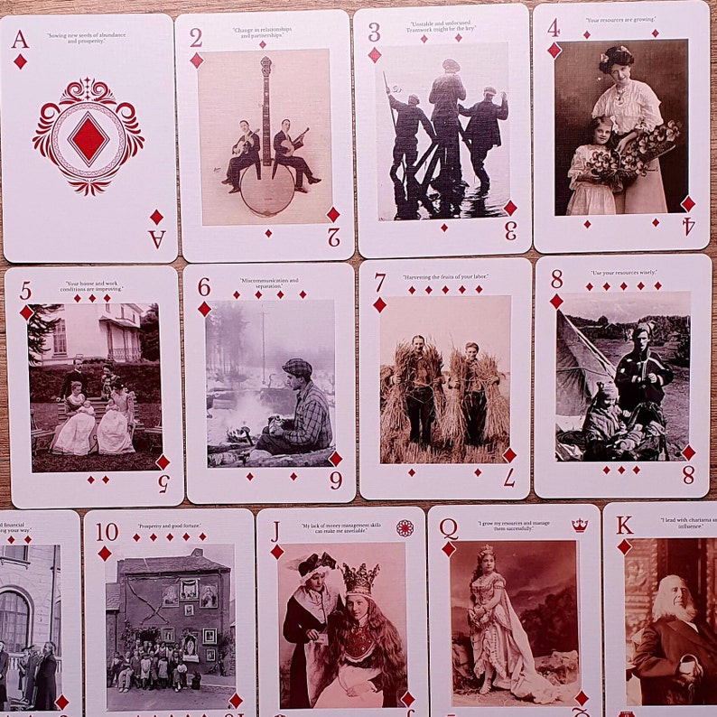 Unspoken Memories Cartomancy Deck | Playing Cards | Divination ...