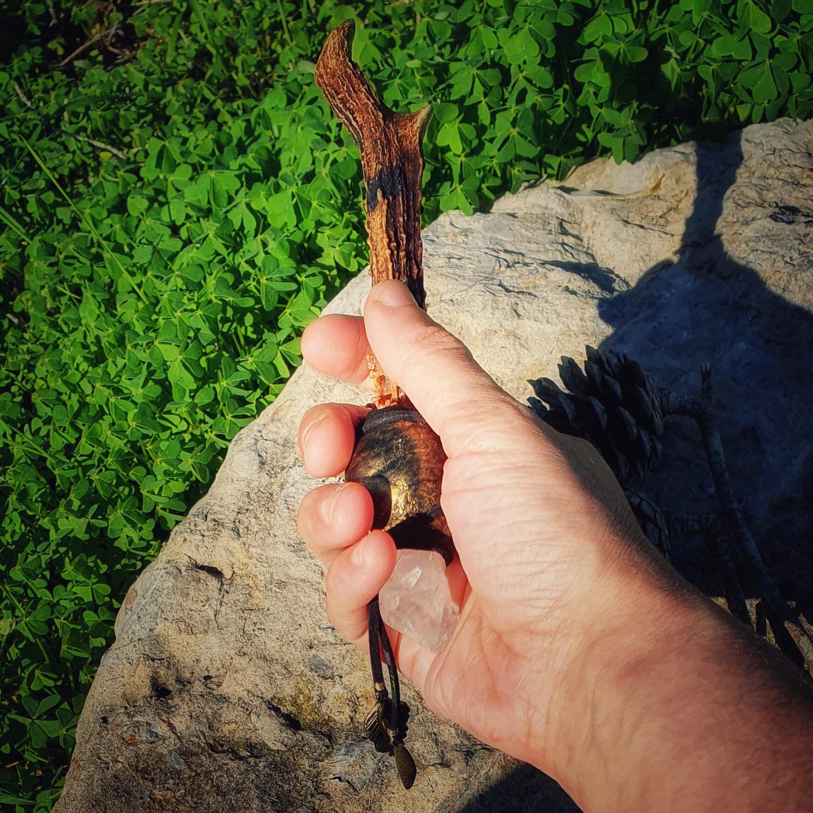 Antler Wand OOAK "spirit of the Forest" | Earth Magic | Paganism ...