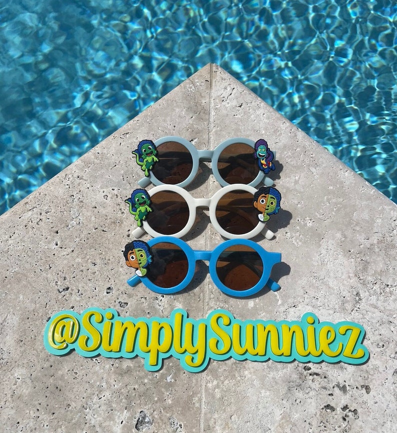 Custom Character Sunglasses Luca Party Favor Luca - Etsy