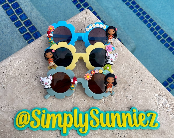 Moana Sunglasses Moana Party Favors Princess Sunglasses Toddler Sunnies ...