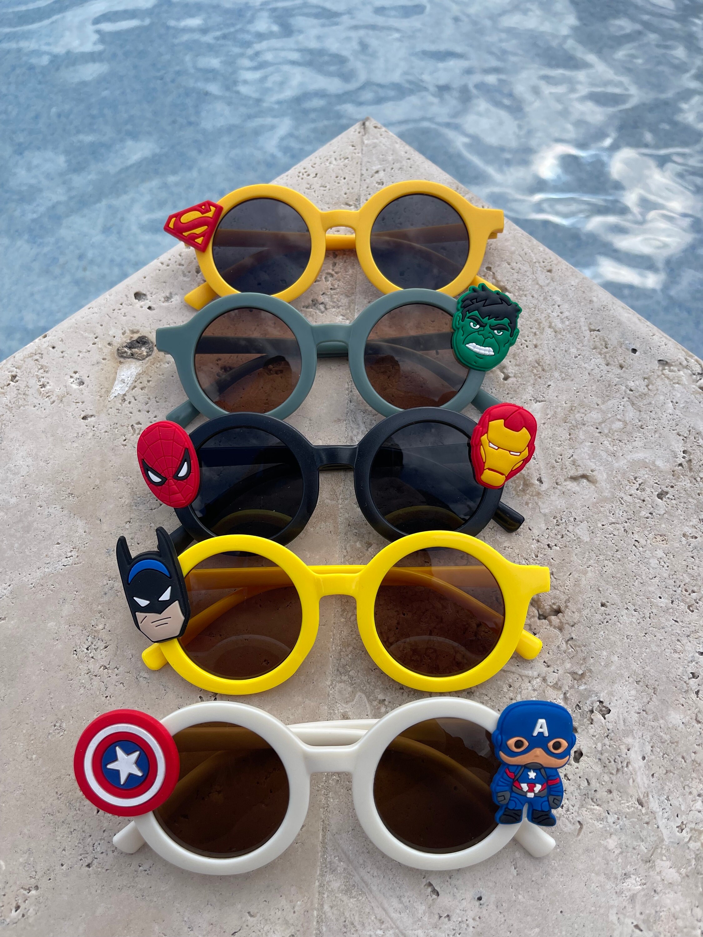 Personalized Superhero Sunglasses: Kids Party Favor Sunnies - Etsy