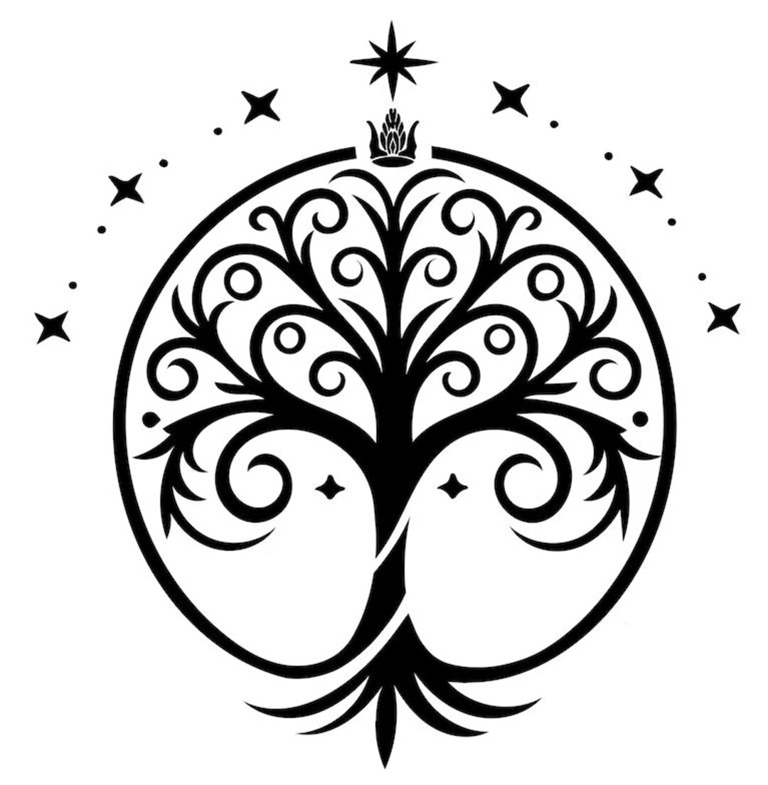 Tree of Gondor- Lord of the Rings Inspired Design SVG Png Dxf Eps - Etsy