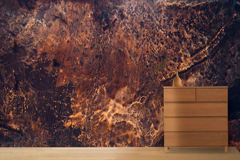 Noble Copper Metal Wallpaper, Copper Texture Peel and Stick, Rusty ...