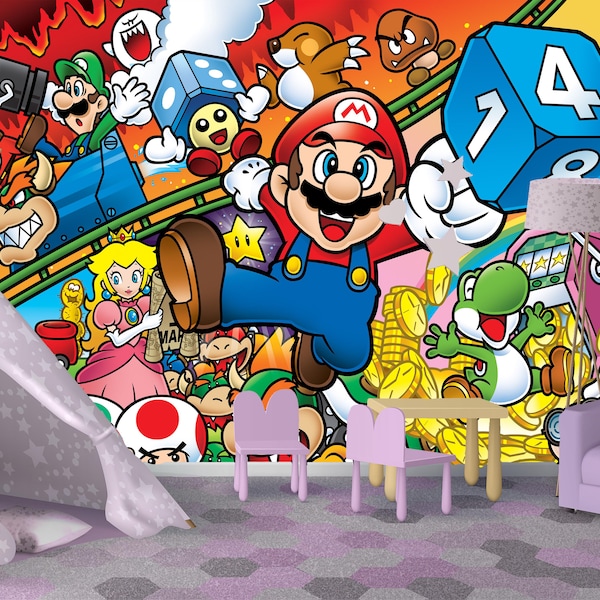 Super Mario Murals - Etsy