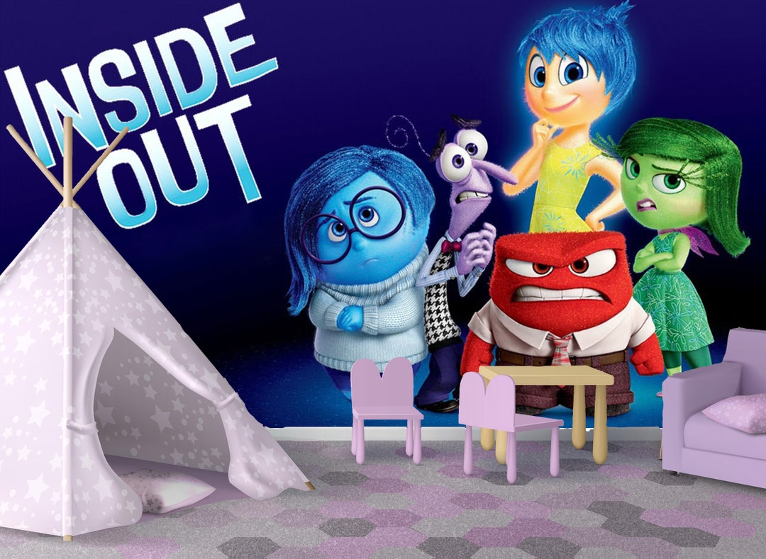 Inside Out Wallpaper Wallpaper for Kids Room / Removable Traditional ...