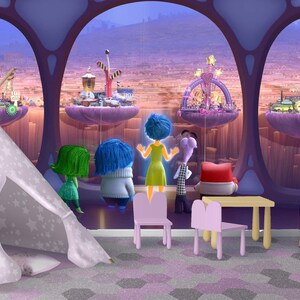 Inside Out Movie Characters Wallpaper Wallpaper for Kids Room ...