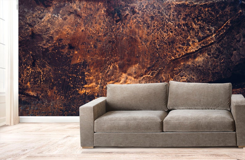 Noble Copper Metal Wallpaper, Copper Texture Peel and Stick, Rusty ...