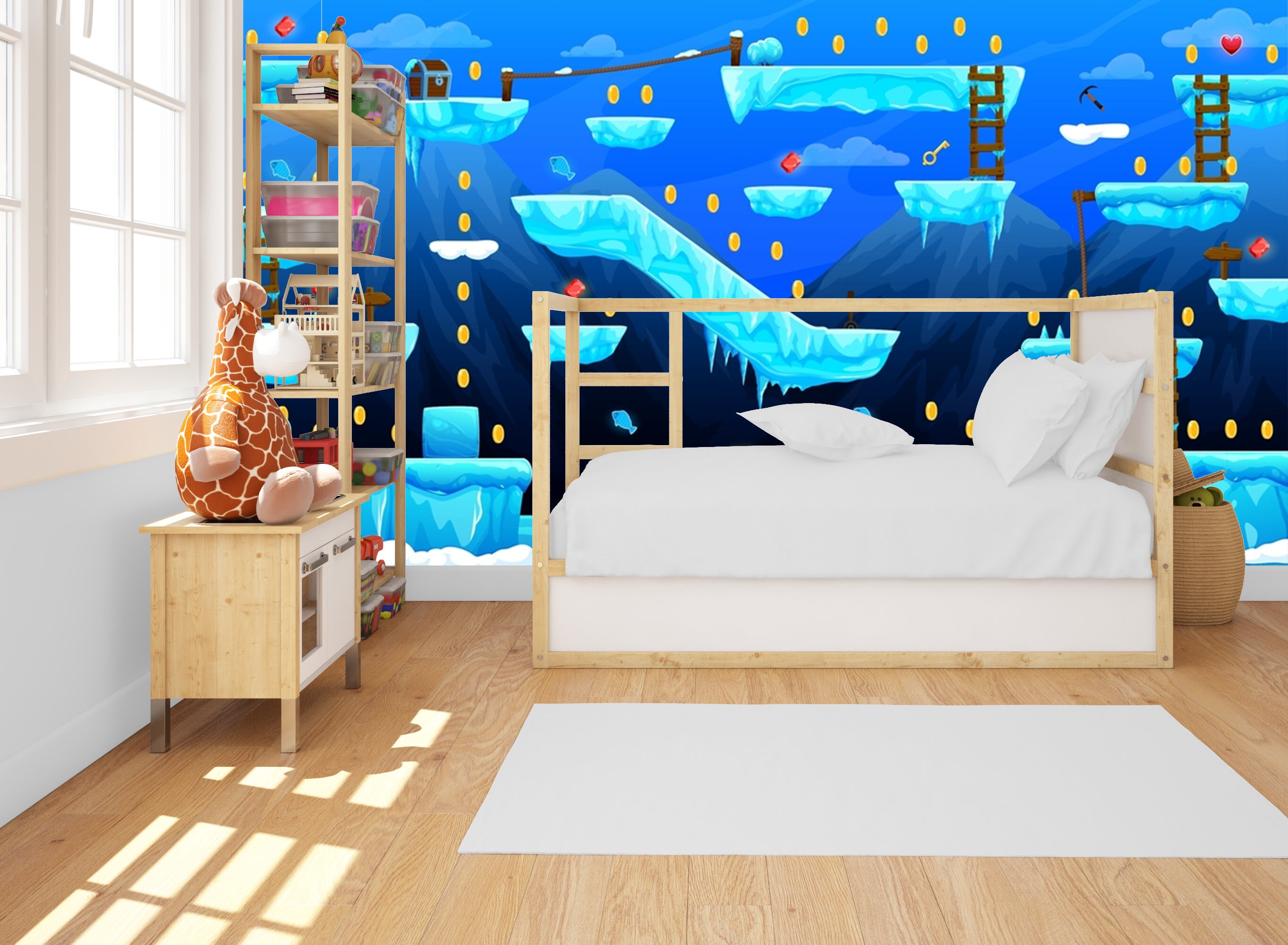 Gaming Wallpaper for Wall Decor, Video Game Wall Art, Gaming Mural ...