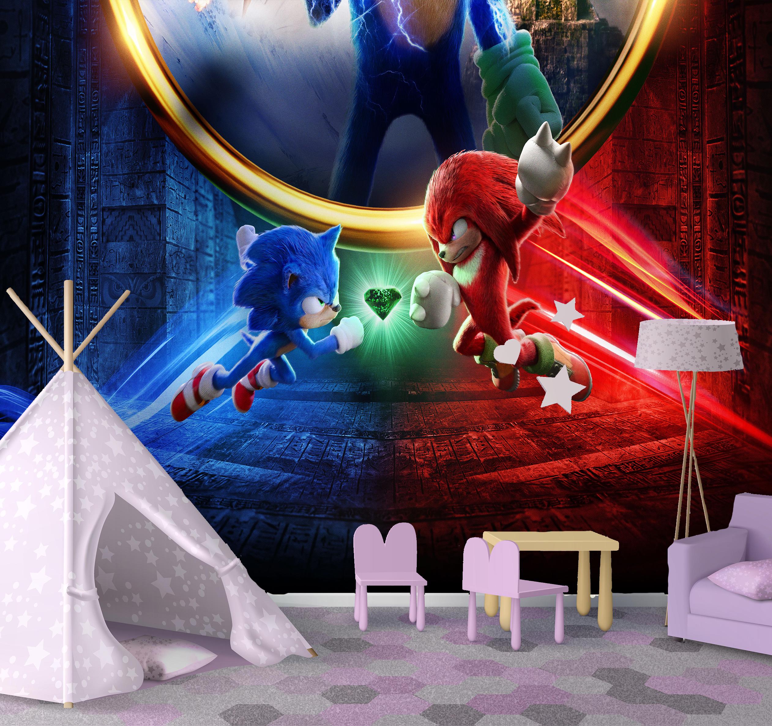 Sonic Vs Shadow Wallpaper: Peel & Stick Digital Print Art - Etsy