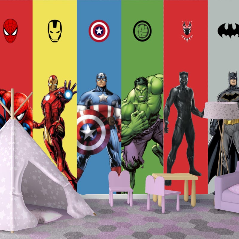 Spiderman Border - Etsy