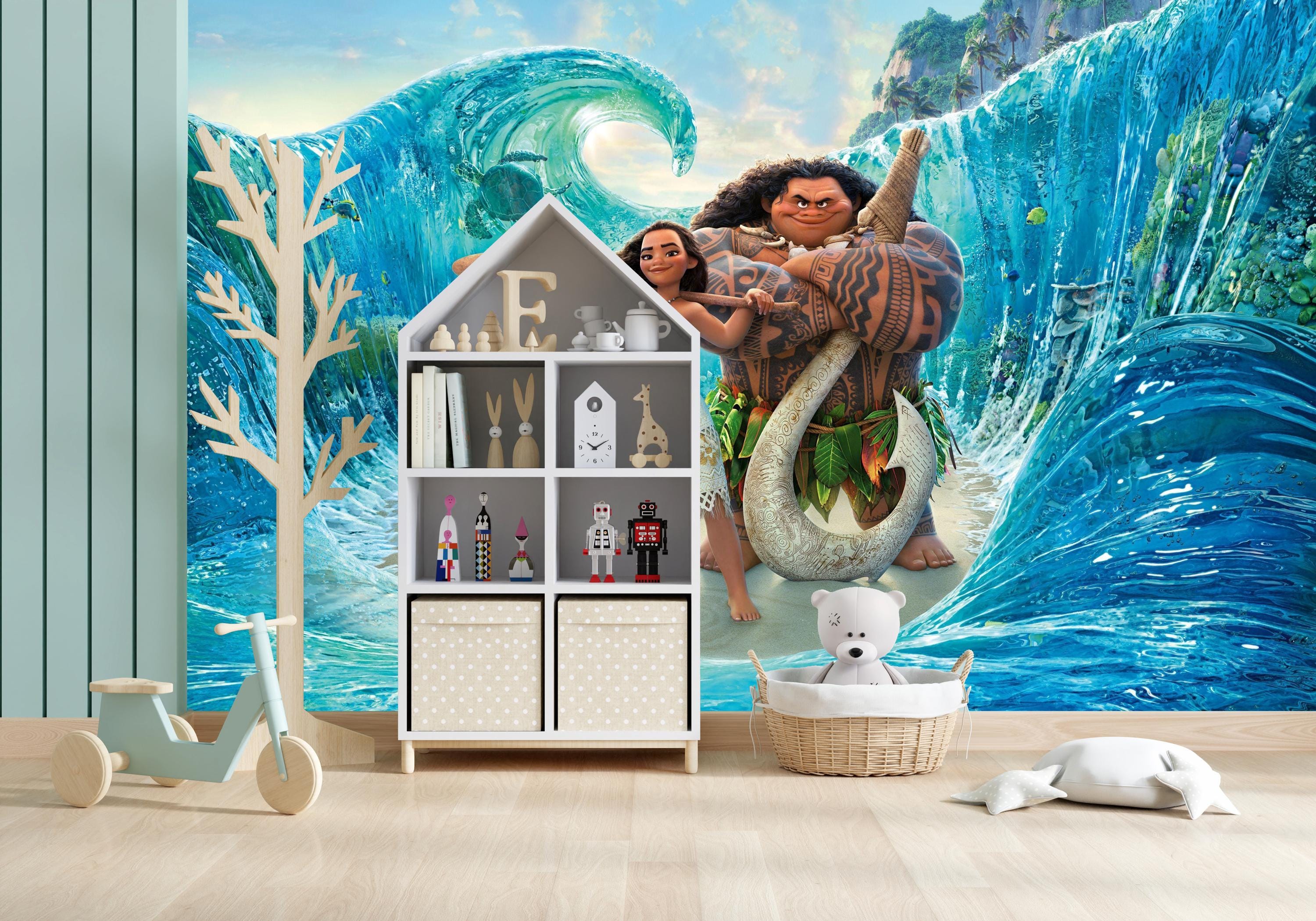 Moana Wall Mural Peel and Stick,moana Wallpaper Non-woven,moana Wall ...