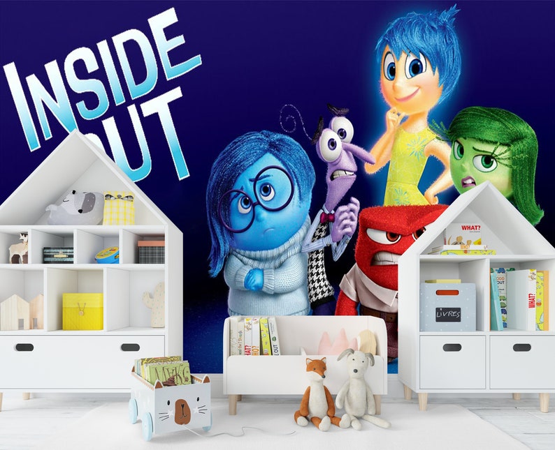 Inside Out Wallpaper Wallpaper for Kids Room / Removable Traditional ...