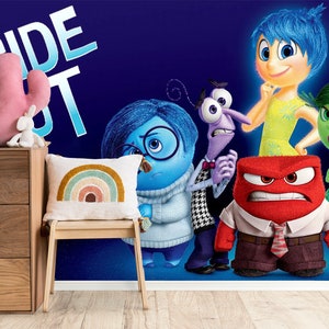 Inside Out Wallpaper Wallpaper for Kids Room / Removable Traditional ...