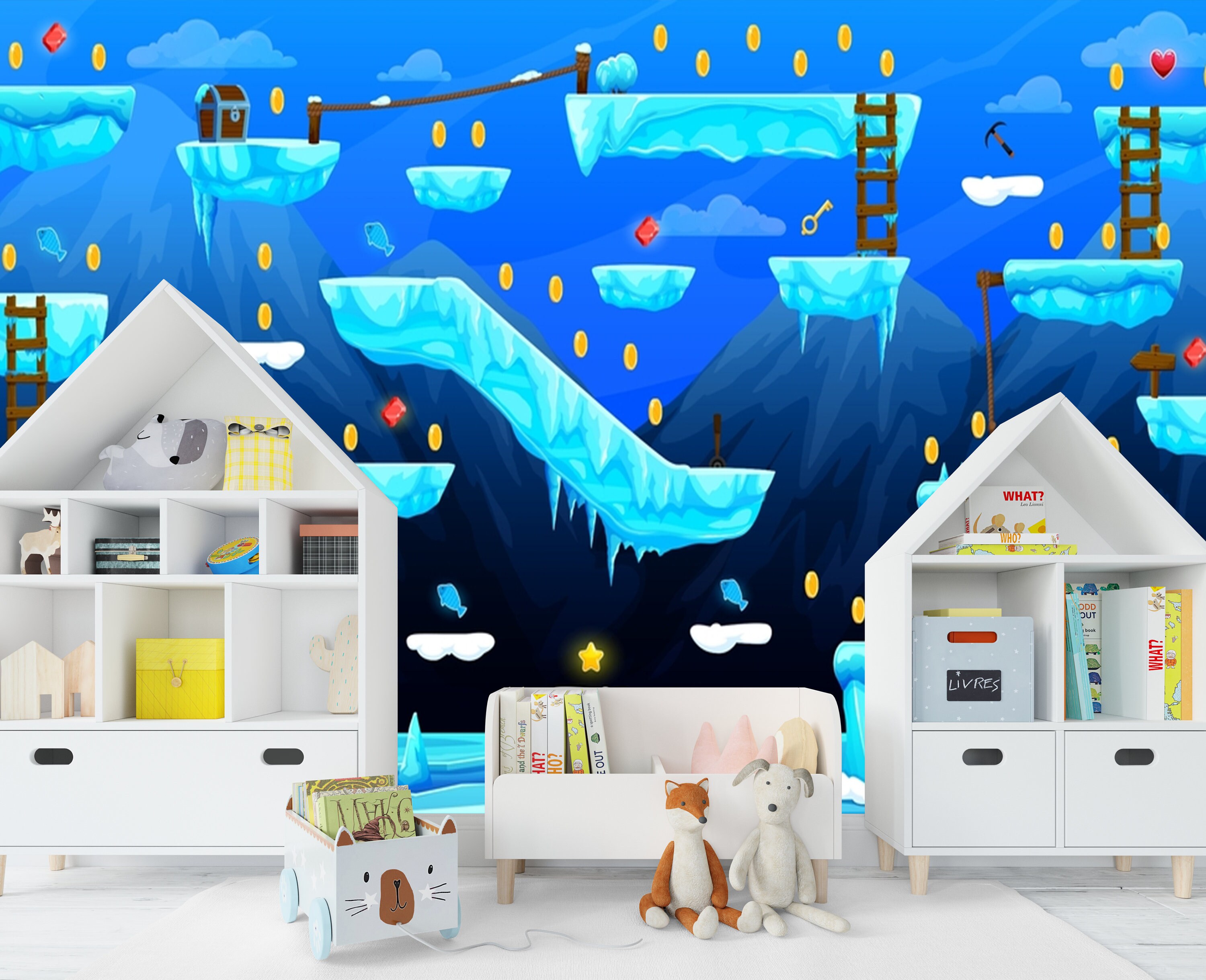 Gaming Wallpaper for Wall Decor, Video Game Wall Art, Gaming Mural ...