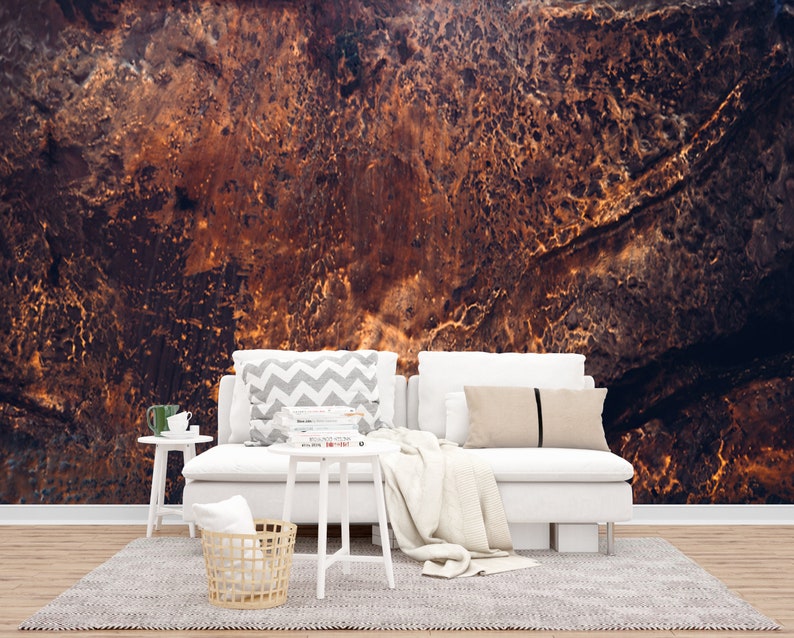 Noble Copper Metal Wallpaper, Copper Texture Peel and Stick, Rusty ...