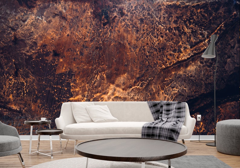 Noble Copper Metal Wallpaper, Copper Texture Peel and Stick, Rusty ...