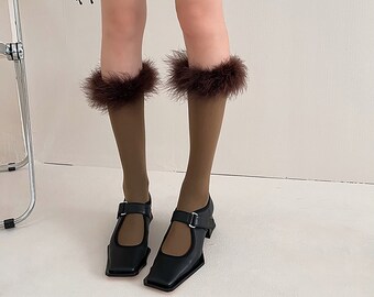 Furry Sock for Her - Etsy