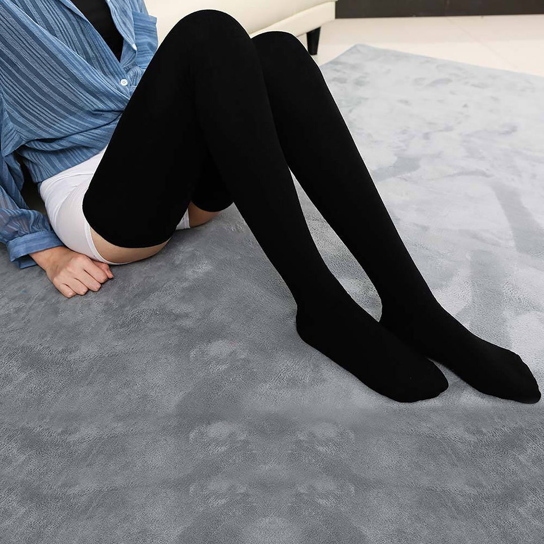 Extra Long 80CM Socks Solid Colorthigh High Socks Women Over - Etsy