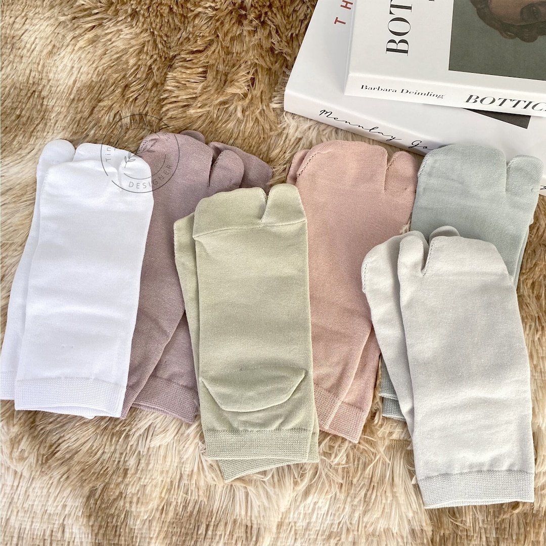 Summer Two Toe Socks, Split-toe Tabi Socks, Flip Flop Socks, Thin Tabi ...