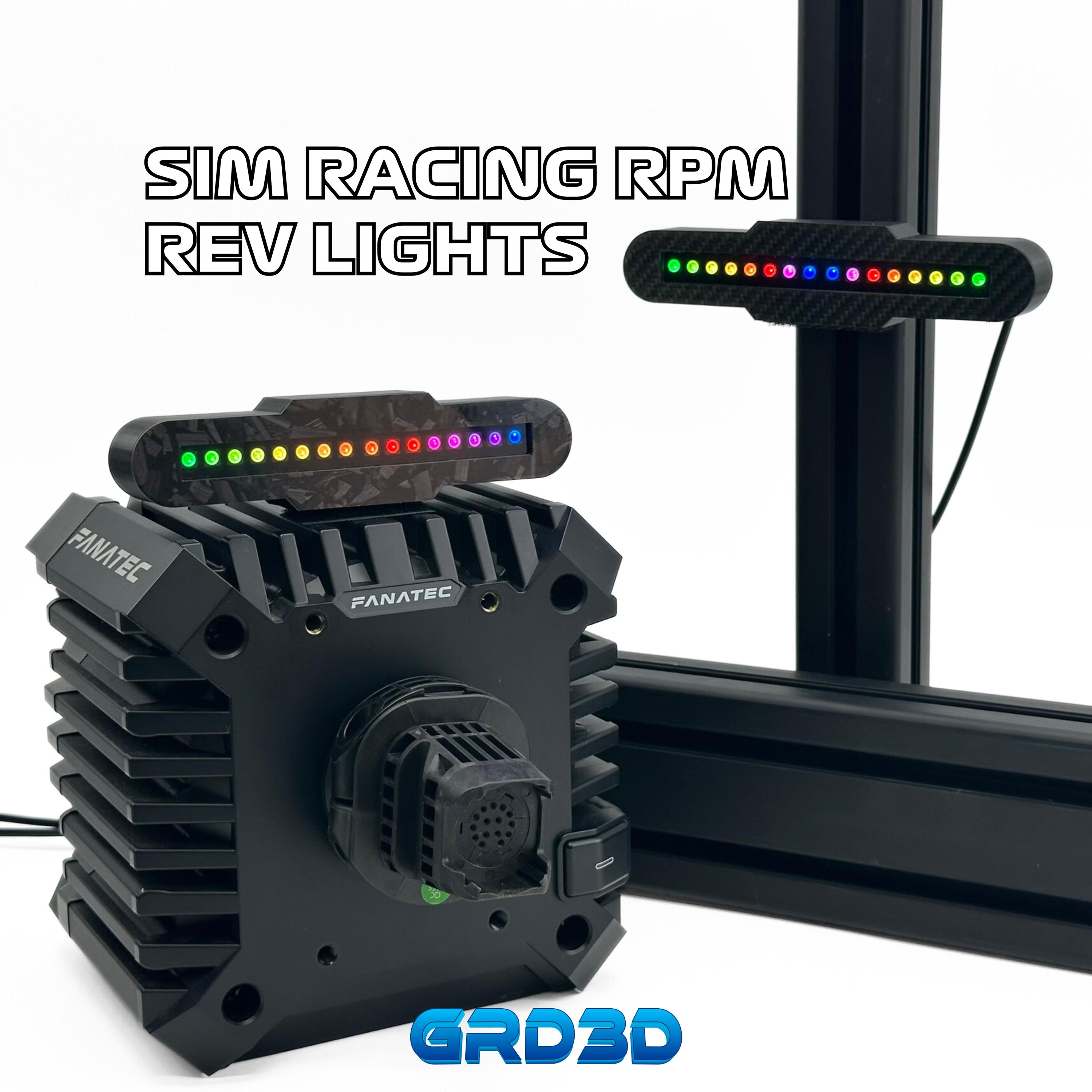 Sim Racing RPM Rev Lights, 16 Rgb Led, Plug & Play - Etsy