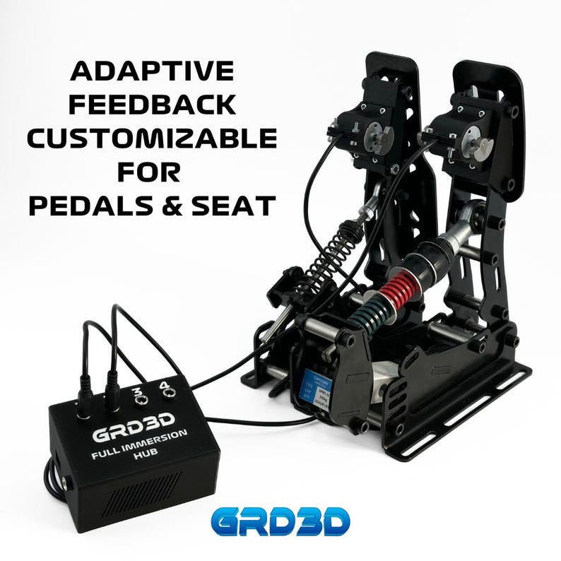 Full Immersion Kit – Modular Pedal & Seat Rumble System for Sim Racing ...