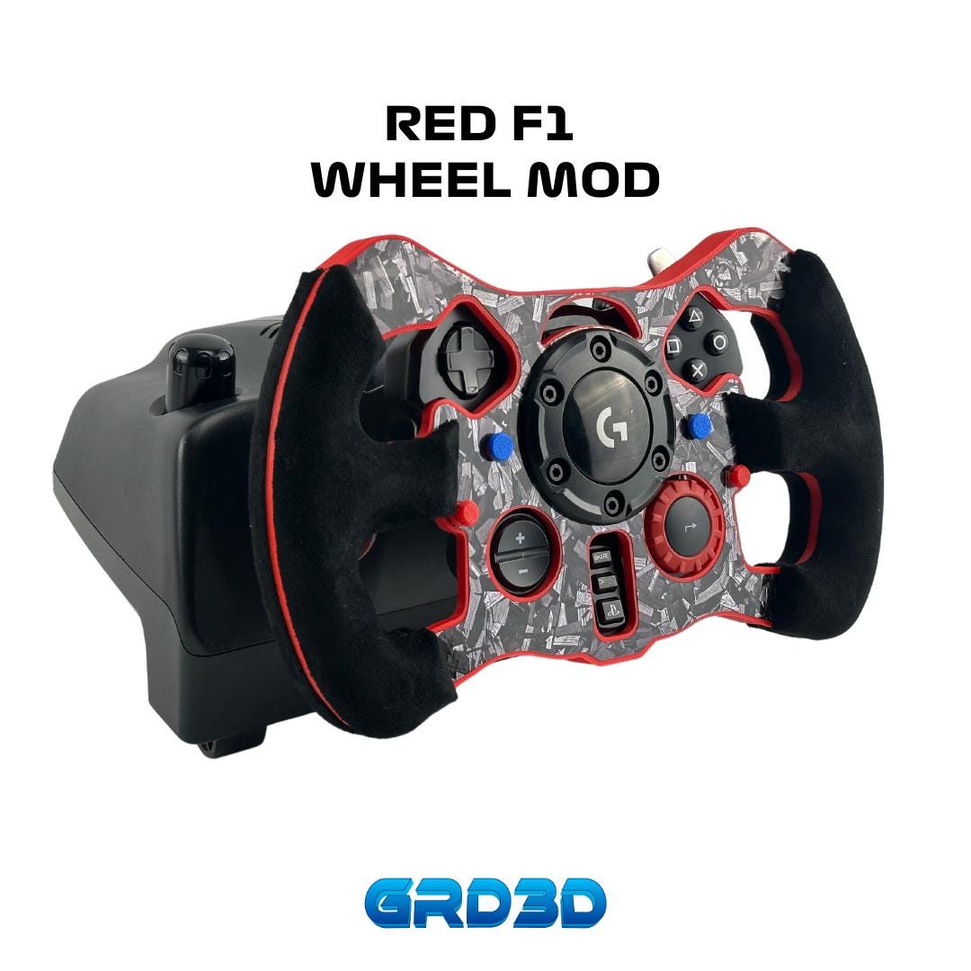 F1 Open Wheel Mod for Logitech G29 & G923 Red Version - Etsy