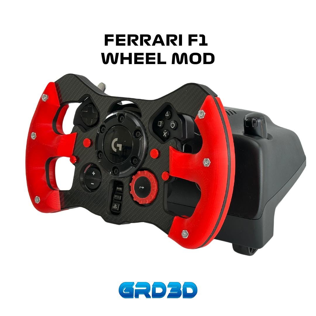 F1 Open Wheel Mod for Logitech G29 & G923 (playstation) Ferrari Version ...