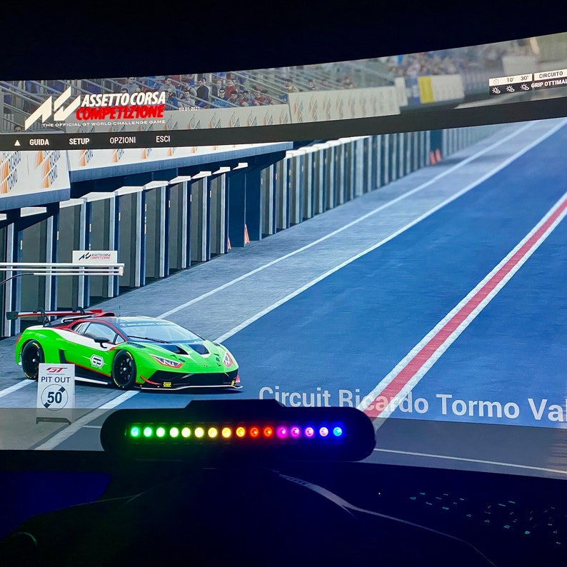 Revlight Sim Racing Led RPM Indicator - Etsy