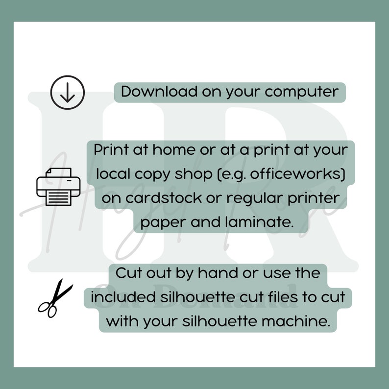 Printable Bookmark, Digital Product, Instant Download, Digital Art, Reading, Bookmark Set, Self ...