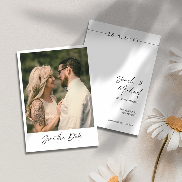 Polaroid Save the Date - Etsy
