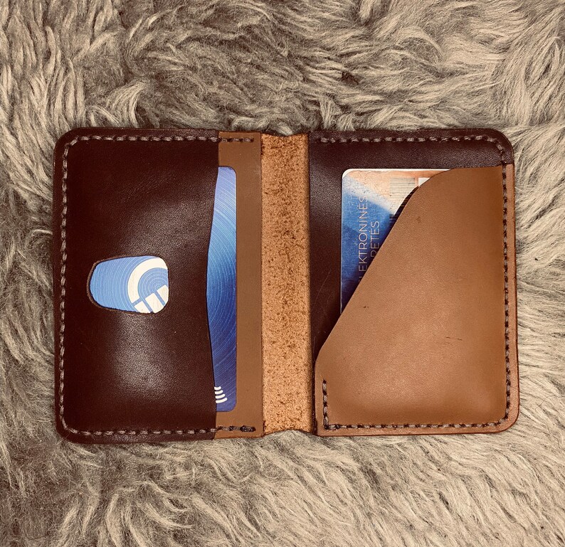 PDF A4 Pattern - Pocket Leather Card Wallet - Leather Card Wallet ...