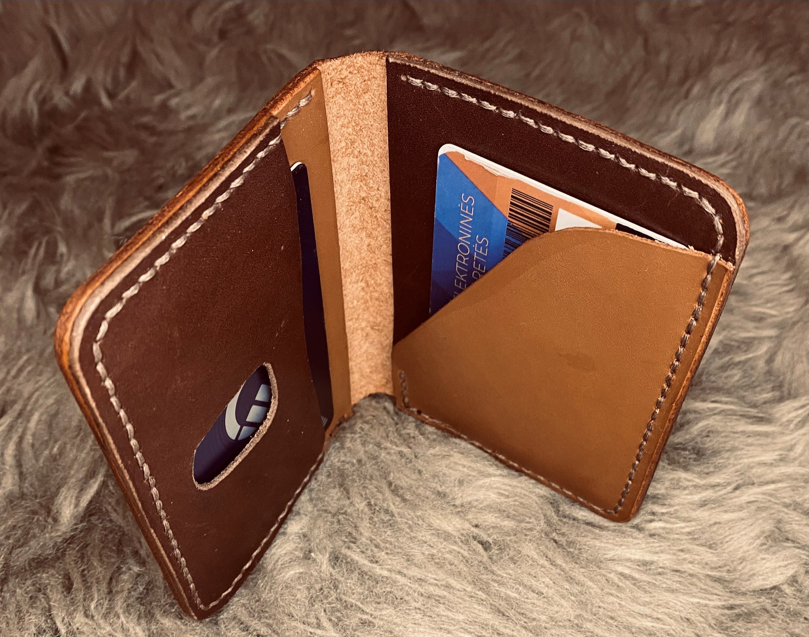 PDF A4 Pattern - Pocket Leather Card Wallet - Leather Card Wallet ...