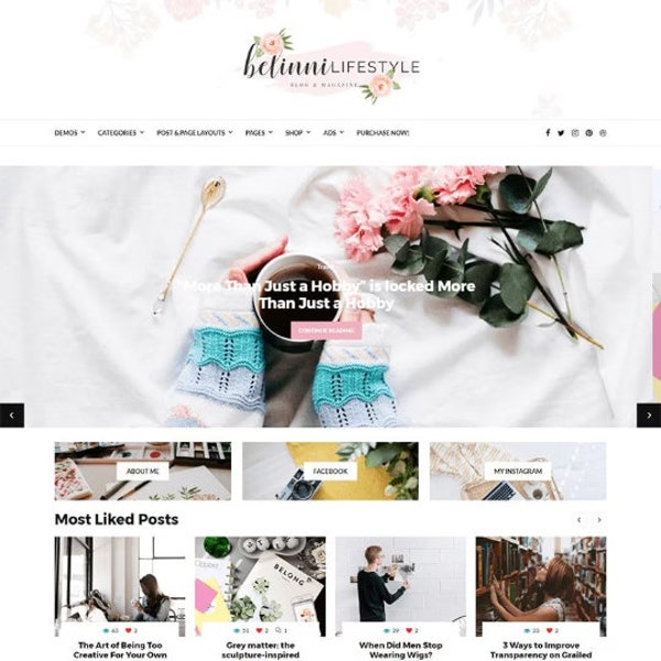 Blog Theme - Etsy