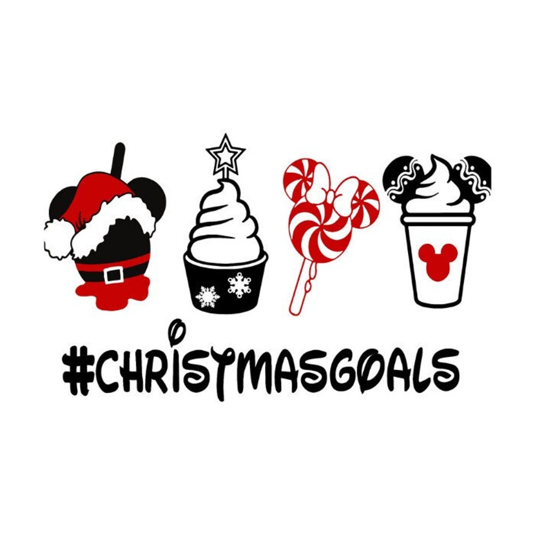 Christmas Mickey Snacks Svg Park Snacks for the Holidays Svg - Etsy