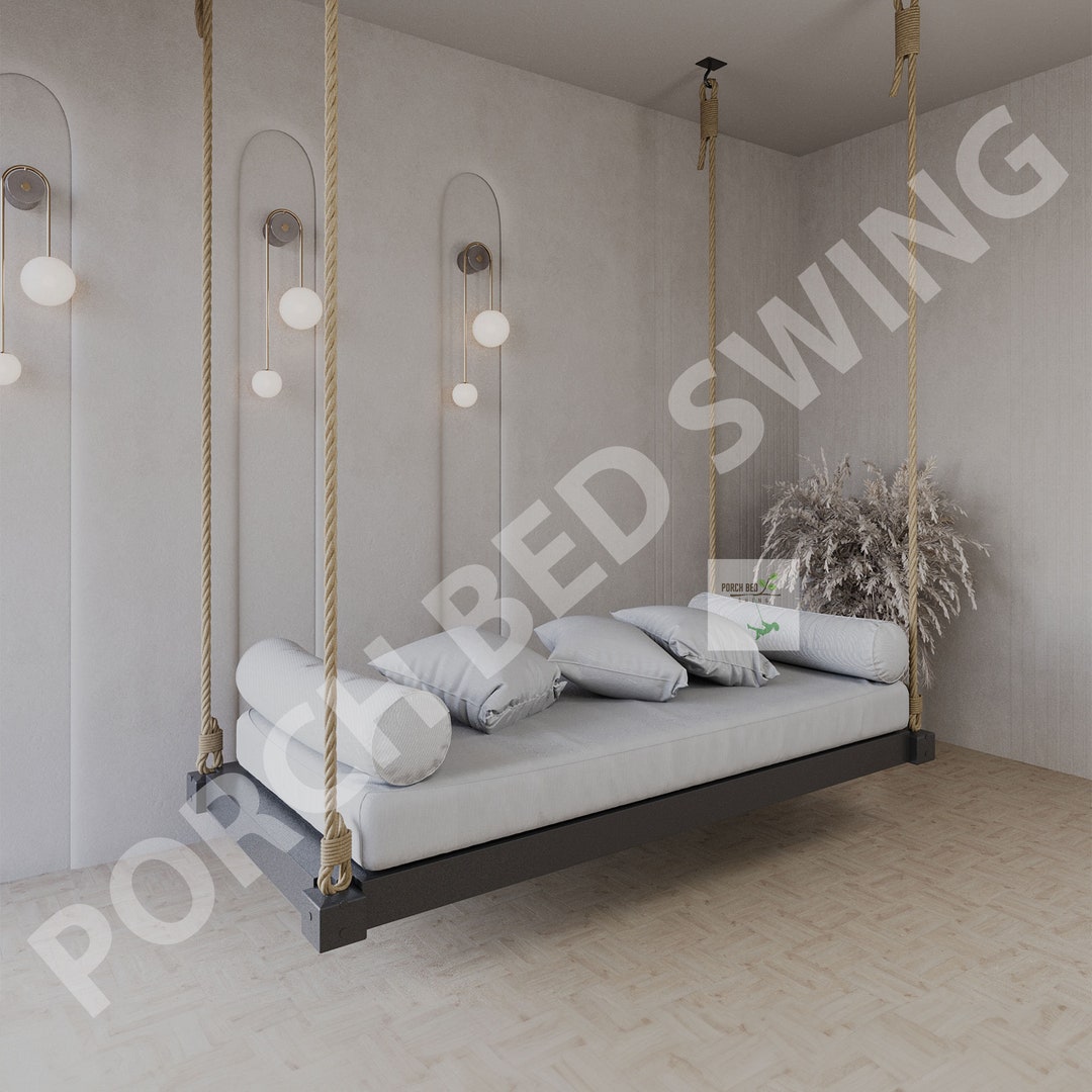 Bed Porch Swing Hanging Swing Bed Pine Tree Swing Bed Swing Bed Outdoor ...